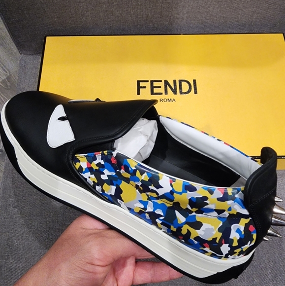 Fendi | Shoes | Rare Fendi Monster Eyes Confetti | Poshmark